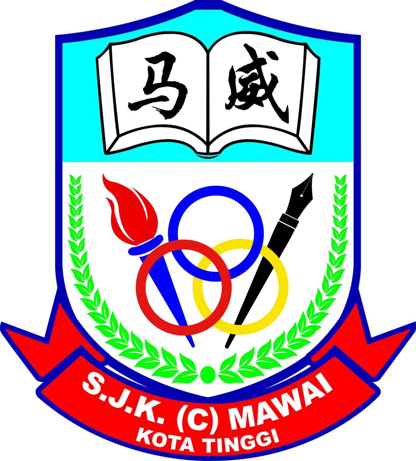 SJKC Mawai, Kota Tinggi, Johor 校徽